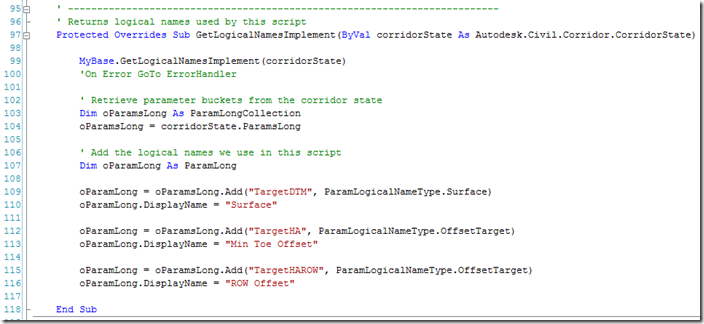 Civil 3D Reminders: Corridor Targets